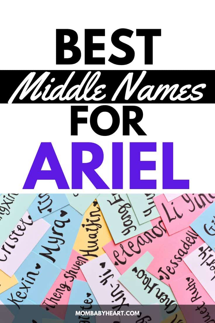 150+ Best Middle Names for Ariel - Mom Baby Heart