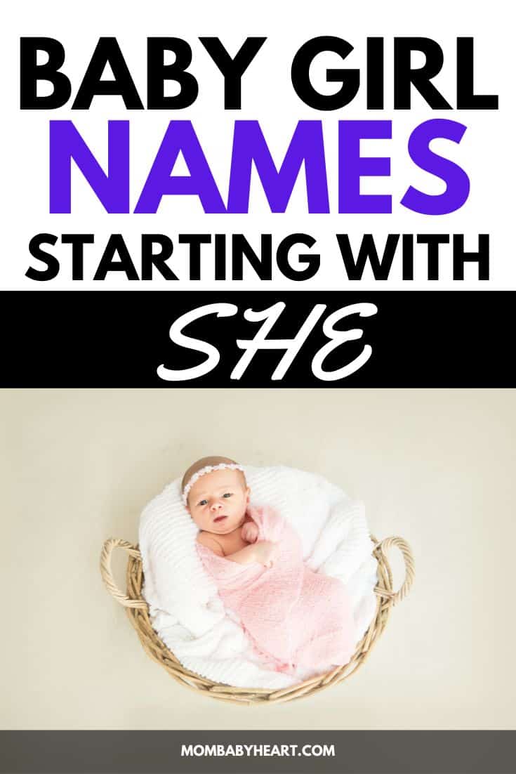 55+ Lovely Baby Girl Names Starting With She - Mom Baby Heart
